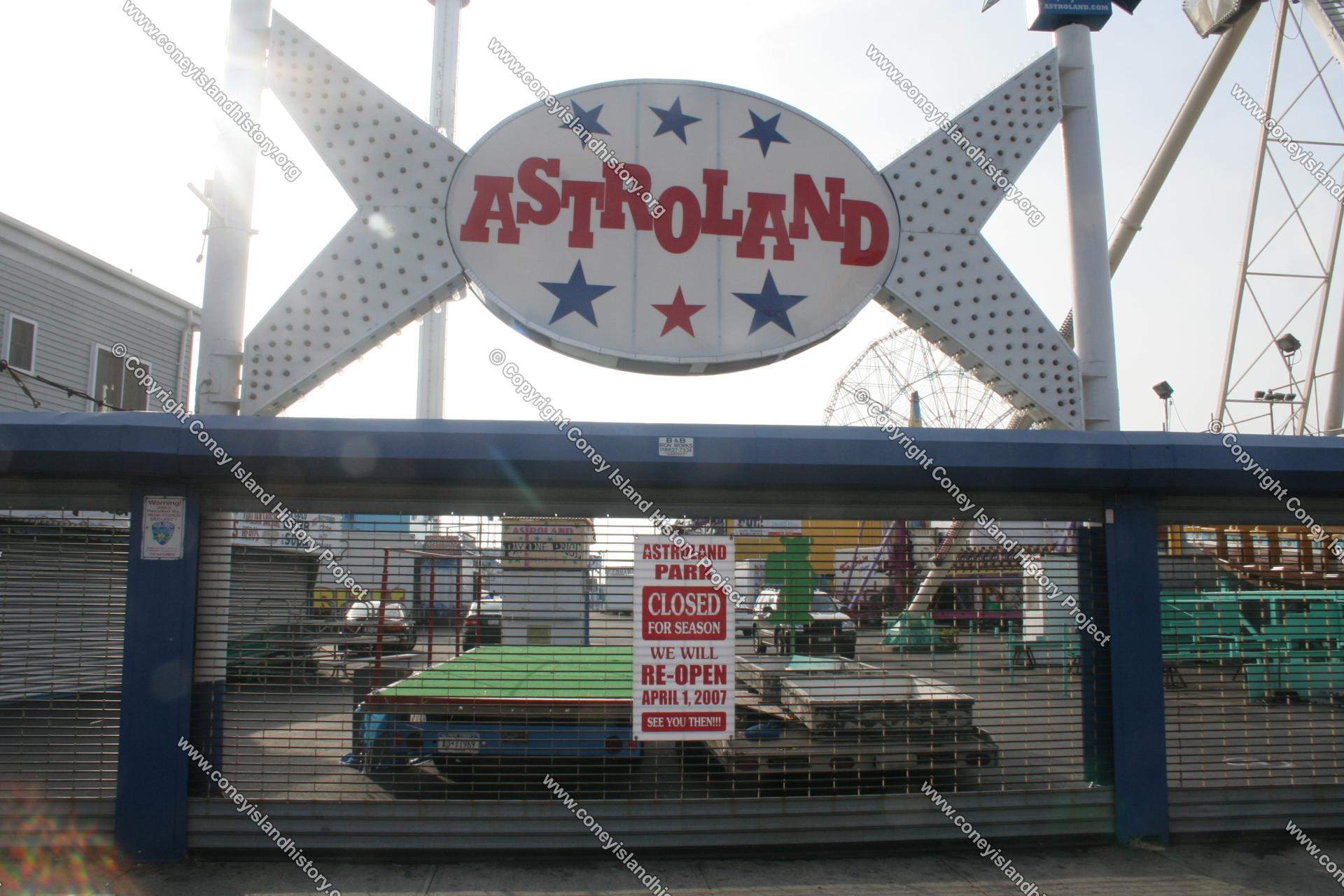 Astroland entrance, Surf Avenue | Coney Island History Project
