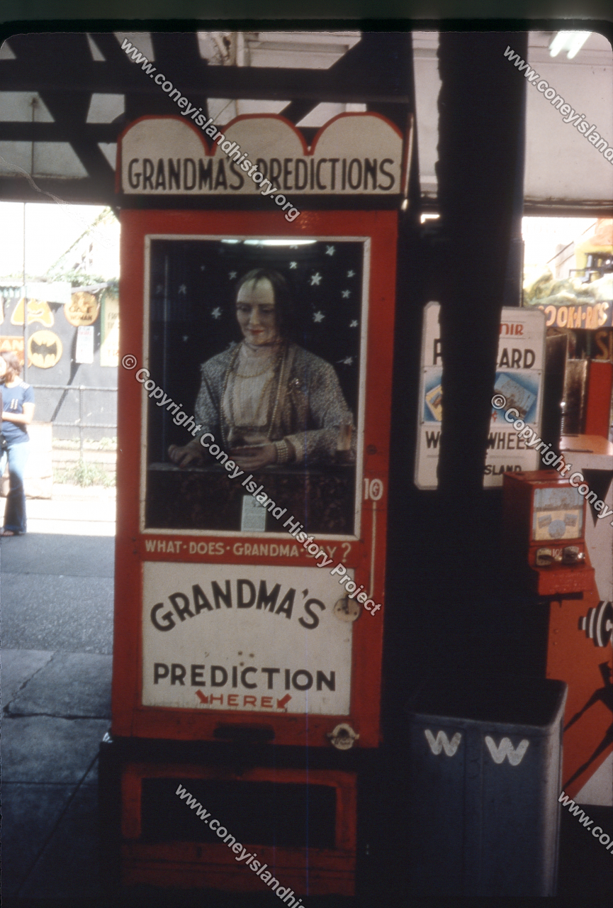 Grandma's Predictions Fortune Telling Machine | Coney Island History ...