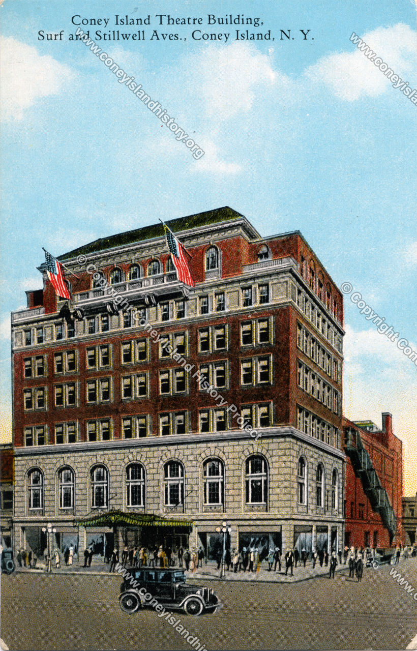 Coney Island Theater Building, Surf and Stillwell Avenues, Coney Island ...