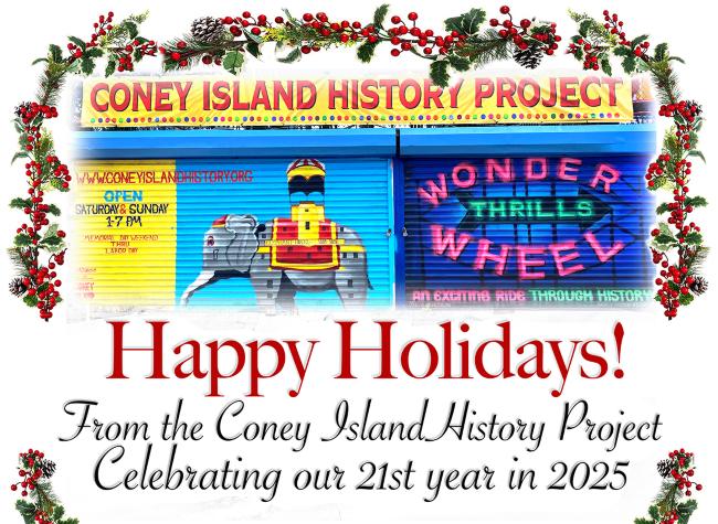 Happy Holidays from the Coney Island History Project! | Coney Island ...