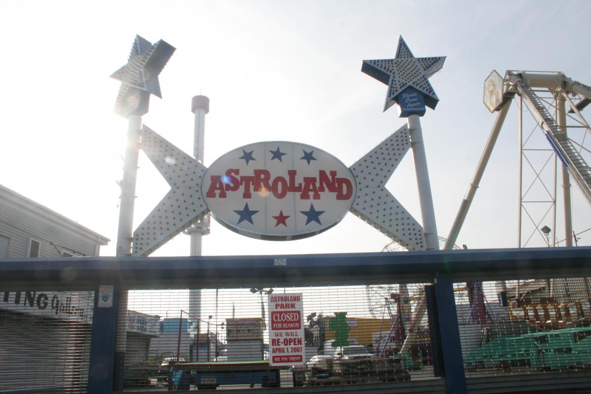 Astroland entrance, Surf Avenue | Coney Island History Project