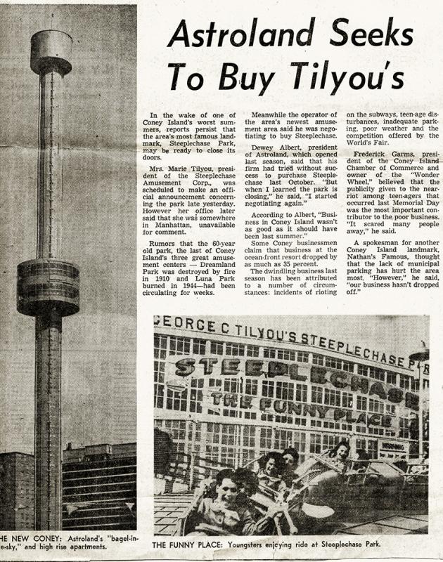 Astroland seeks to buy Tilyou's | Coney Island History Project